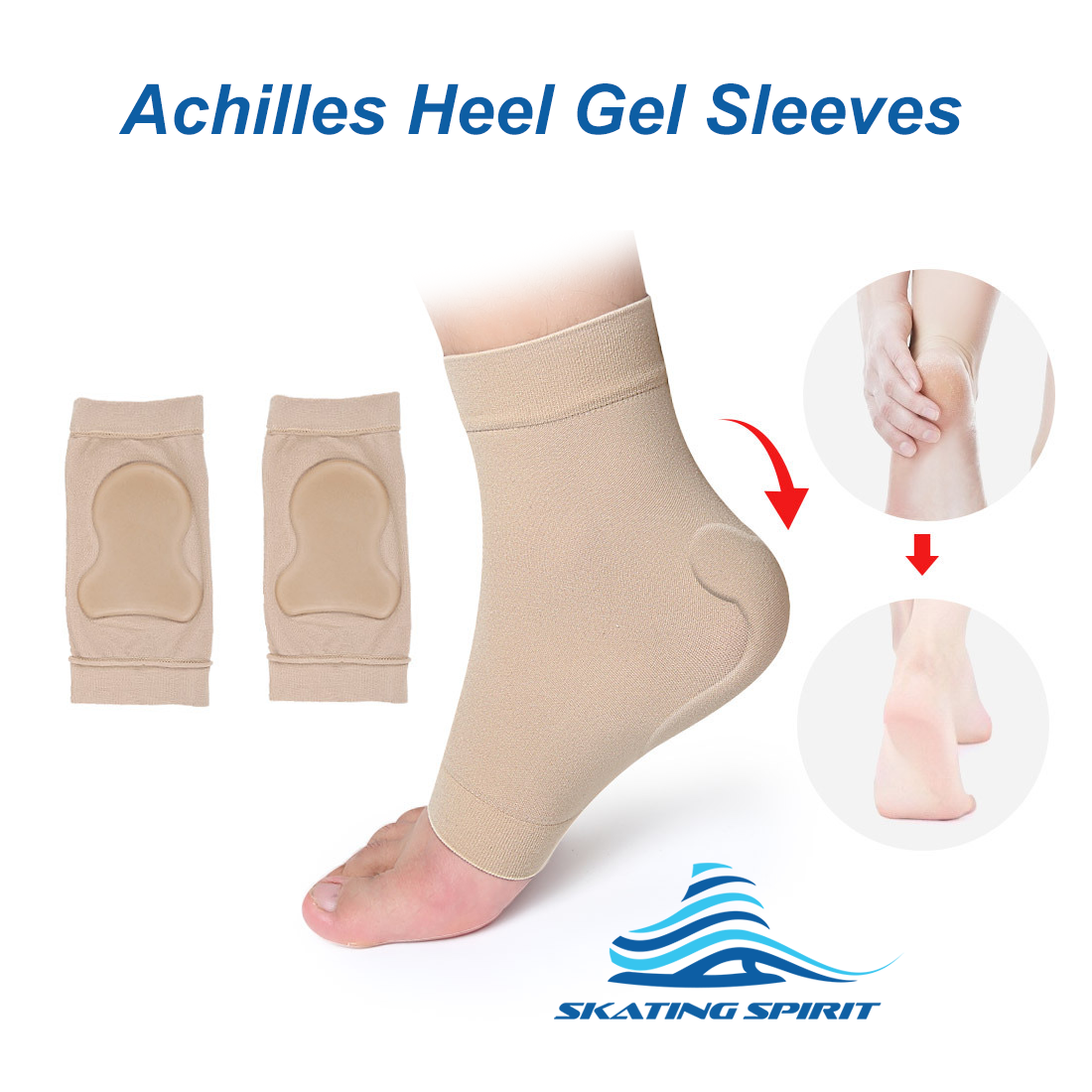 Gel Padded Ankle Sleeves (1 pair) – Your All-round Foot Protection ...