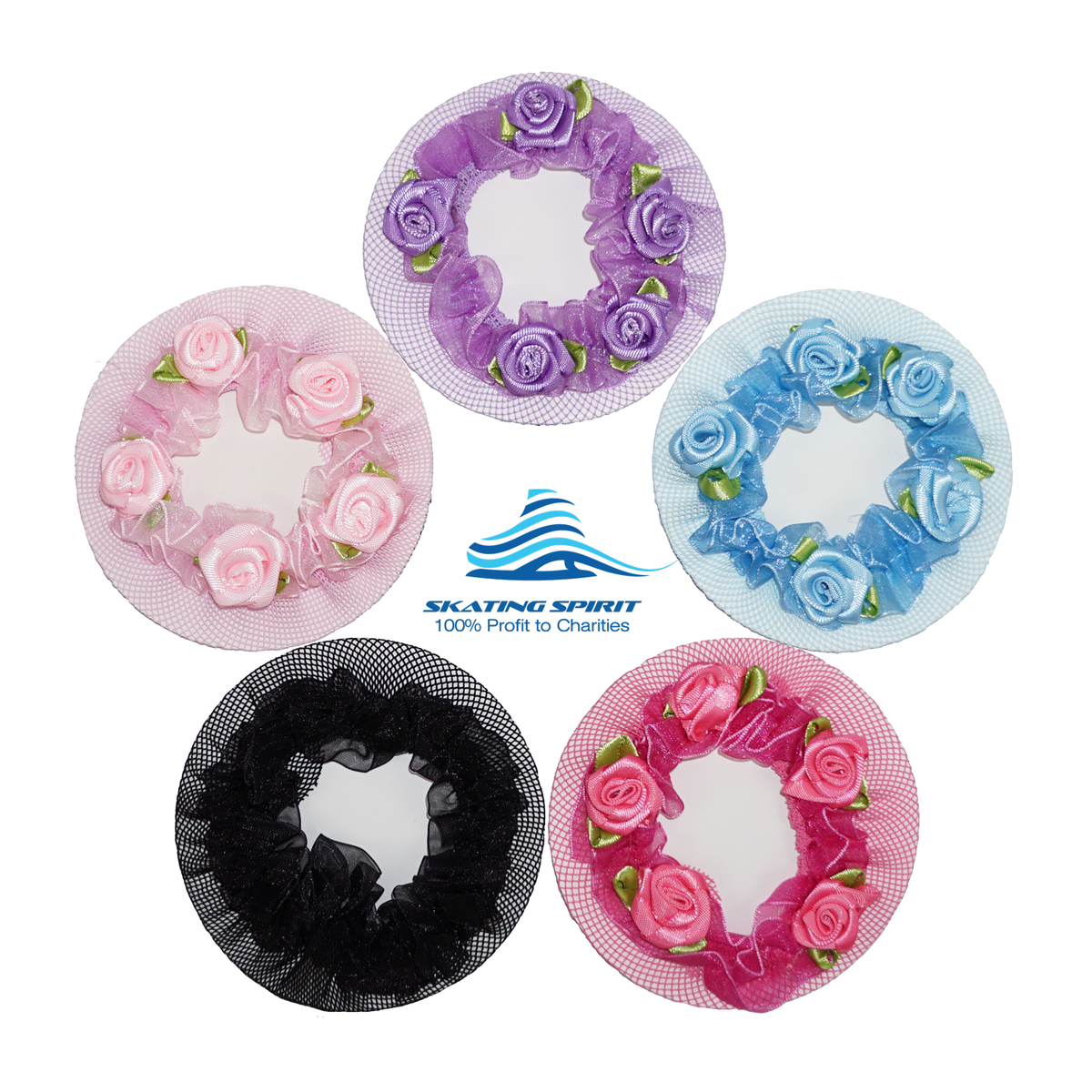 Colored Hair Nets for Ballet Bun – Skating Spirit