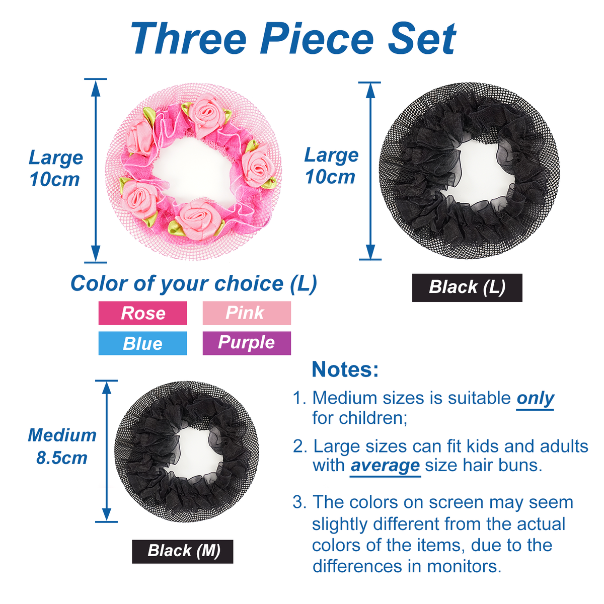 Colored Hair Nets for Ballet Bun – Skating Spirit